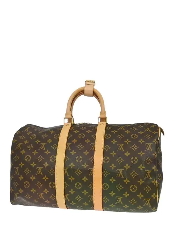 LOUIS VUITTON 2003 Keepall 45 Monogram Holdall - Brown