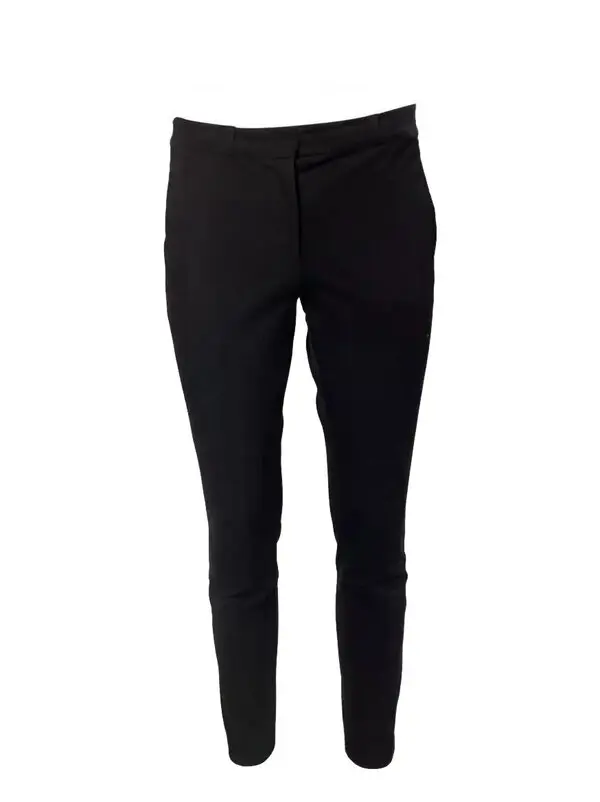 JOSEPH Slim Fit Belted Trousers - Black