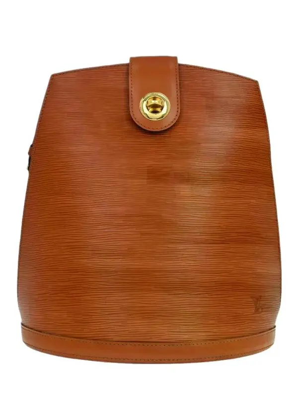 LOUIS VUITTON 1996 Cluny Epi Bucket Bag - Brown