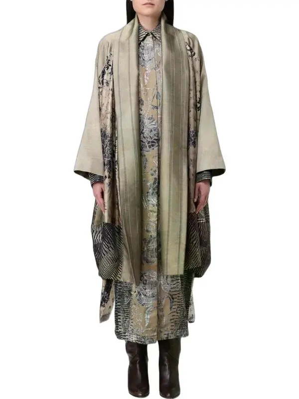 Antonio Marras Patchwork Printed Cape - Neutrals