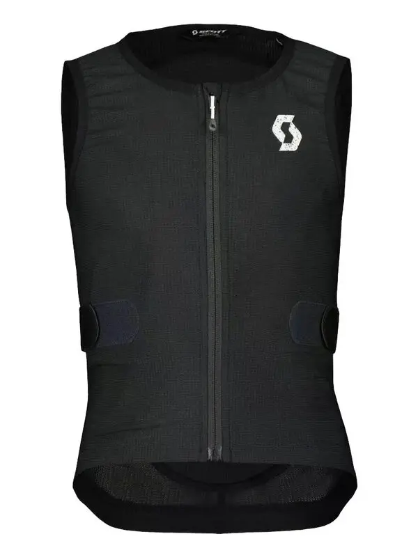 SCOTT LIVING Zip-up Vest - Black