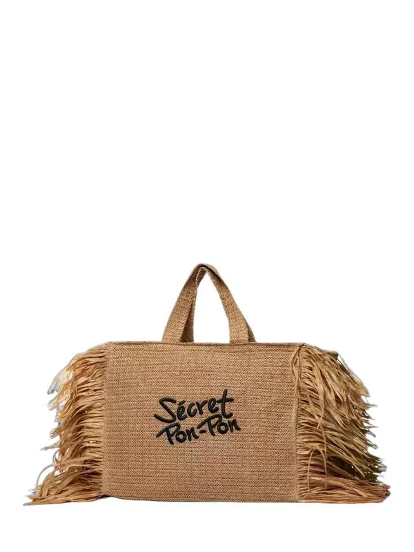 SECRET PON-PON Stephanie Large Tote Bag - Neutrals