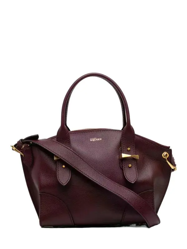 Alexander McQueen 2010-2026 Small Leather Legend Satchel - Red
