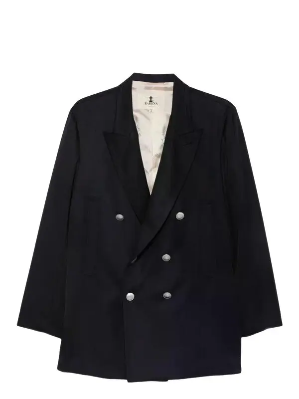 Barena Venezia Double-breasted Peaked-lapel Jacket - Blue