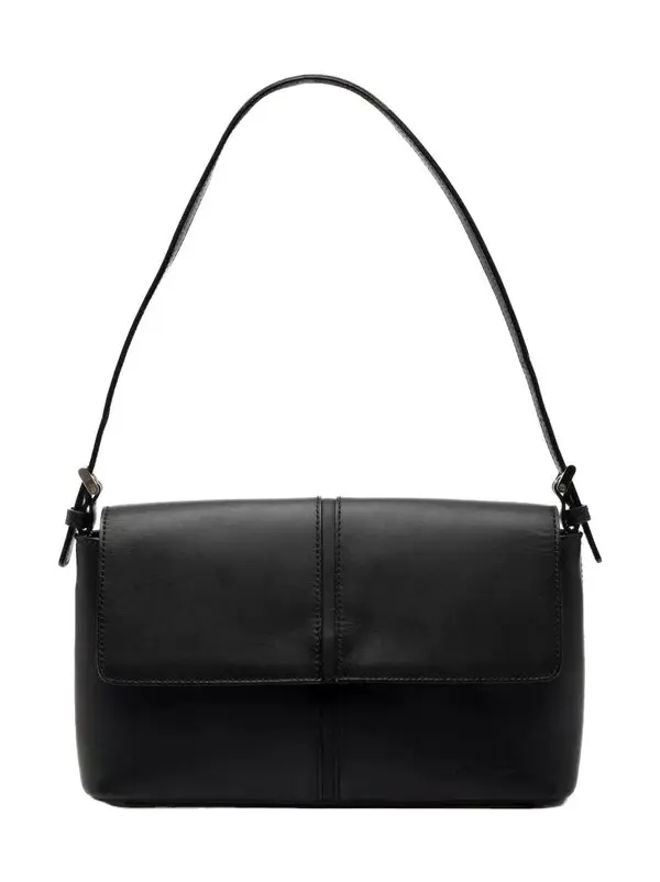 Burberry Leather Shoulder Bag - Black