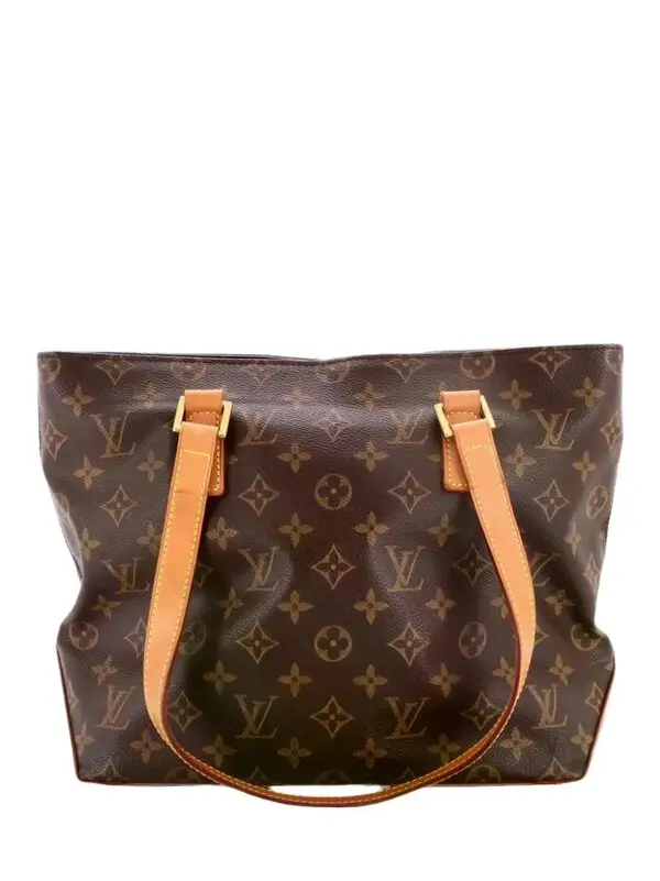LOUIS VUITTON Monogram Canvas Cabas Piano Tote Bag - Brown