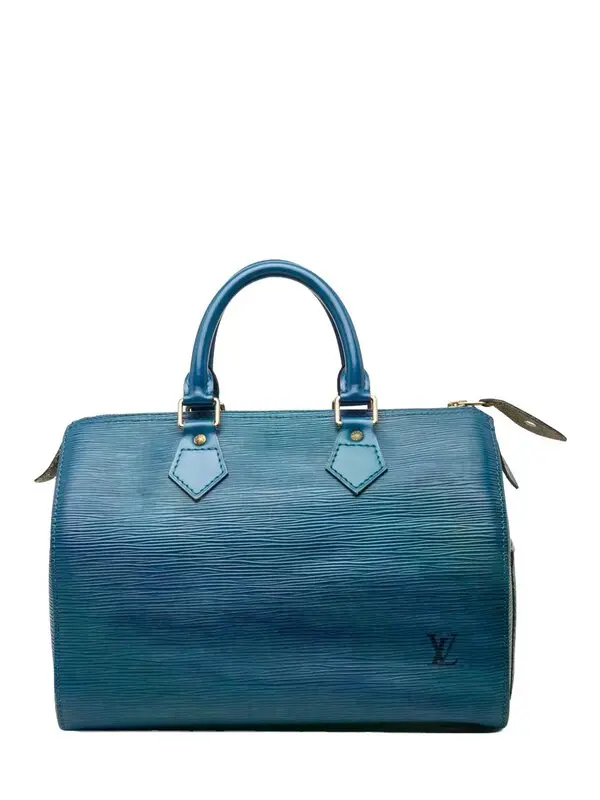 LOUIS VUITTON Epi Speedy 25 Boston Bag - Blue