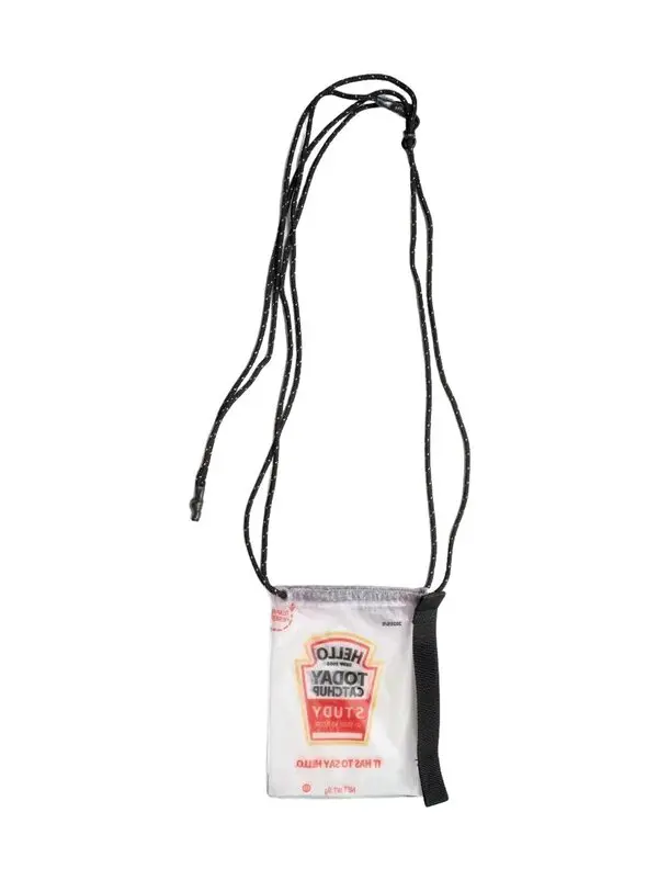YOSHIOKUBO Graphic-print Shoulder Bag - Red