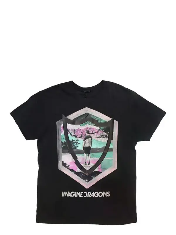 HTC LOS ANGELES Logo-print Graphic-print T-shirt - Black