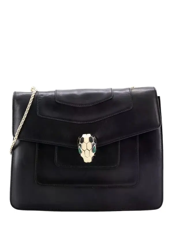 BVLGARI Serpenti Forever Shoulder Bag - Black