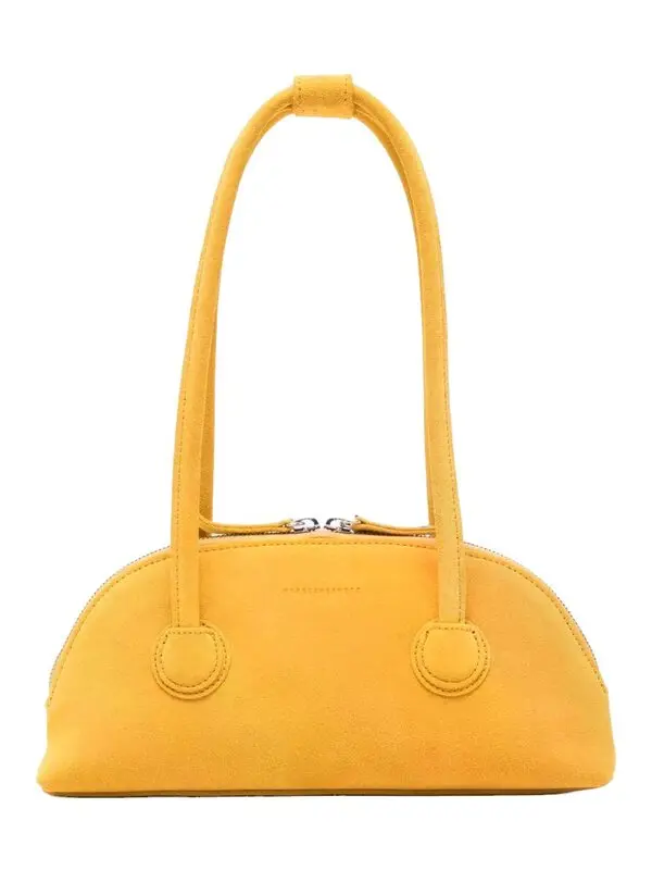 MARGESHERWOOD Bessette Suede Half-moon Tote Bag - Yellow