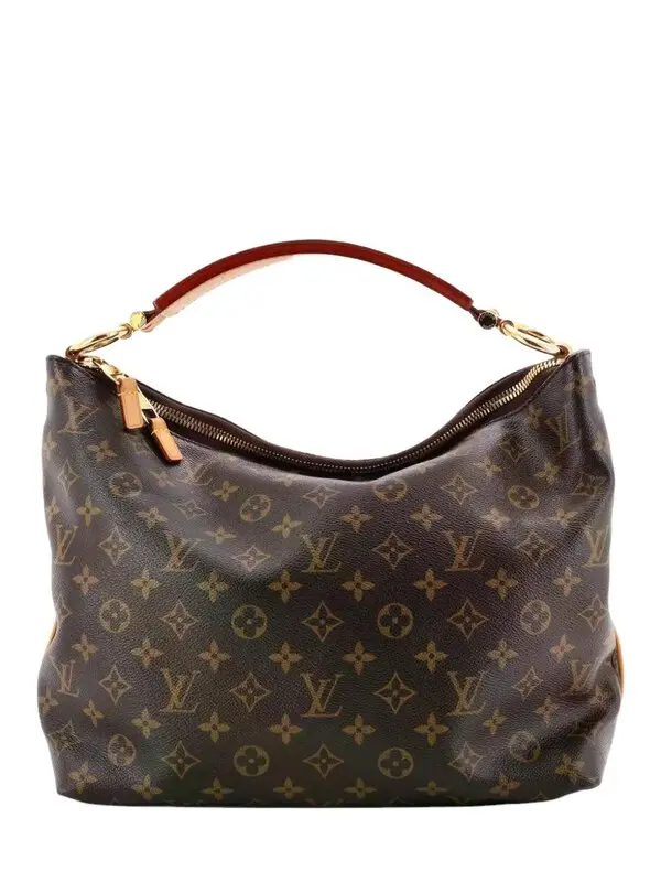 LOUIS VUITTON Monogram Canvas Pm Hobo Bag - Brown