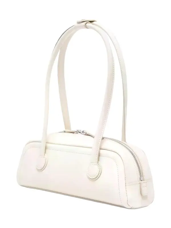 MARGESHERWOOD Embossed Logo Leather Tote Bag - Neutrals
