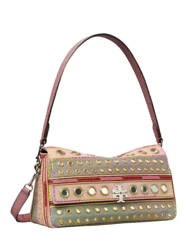 Tory Burch Embellished Shoulder Bag - Pink