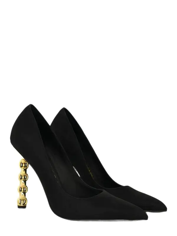 KAT MACONIE Chain Heel Pumps - Black