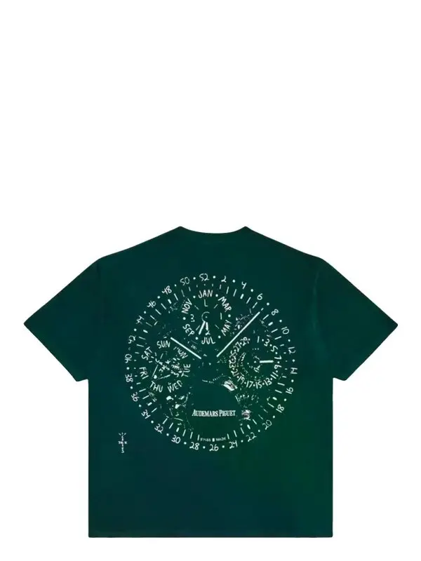 TRAVIS SCOTT X Audemars Piguet Watch-face T-shirt - Green