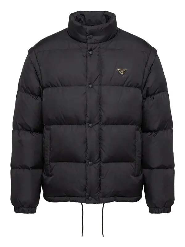 Prada Quilted Down Jacket - Black