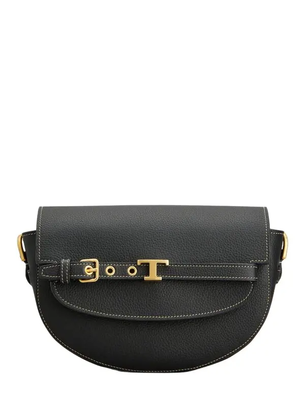 TOD`S Tod's Tim Round Mini Crossbody - Black