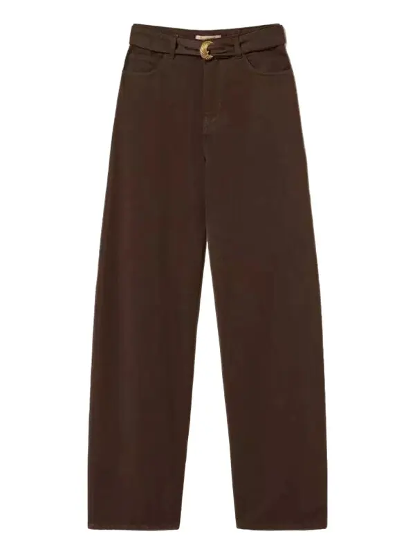TWINSET Tapered Fit Jeans - Brown
