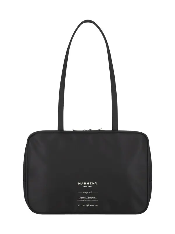 MARHEN.J Eve Recycled Nylon Shoulder Bag - Black