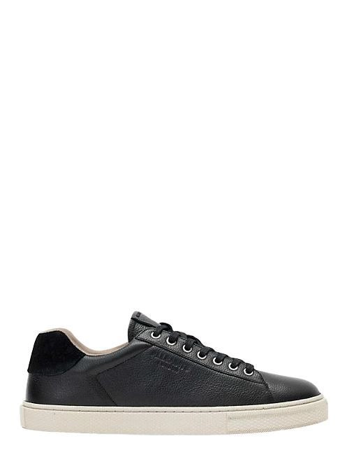 ALLSAINTS Tucker Low Top Leather Trainers - Black