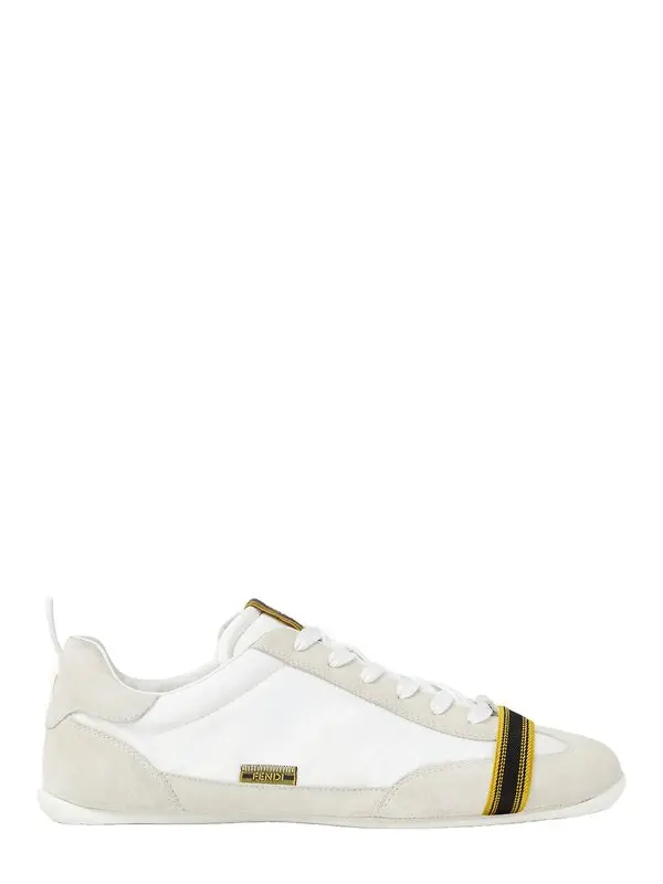 Fendi Wrap Lace-up Trainers - White
