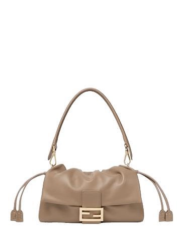 Fendi Baguette Soft Medium Bag - Grey