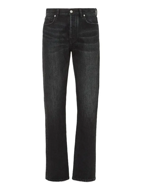 Fendi Long Slim-fit Denim Jeans - Black