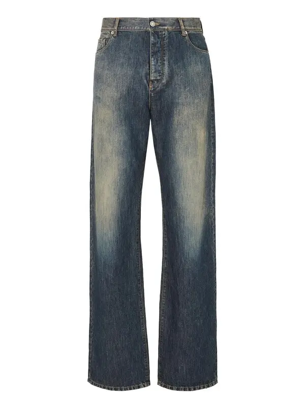 Fendi Long Jeans - Blue