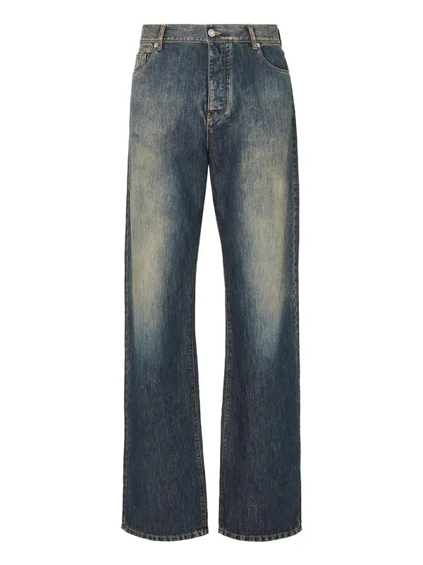 Fendi Long Jeans - Blue
