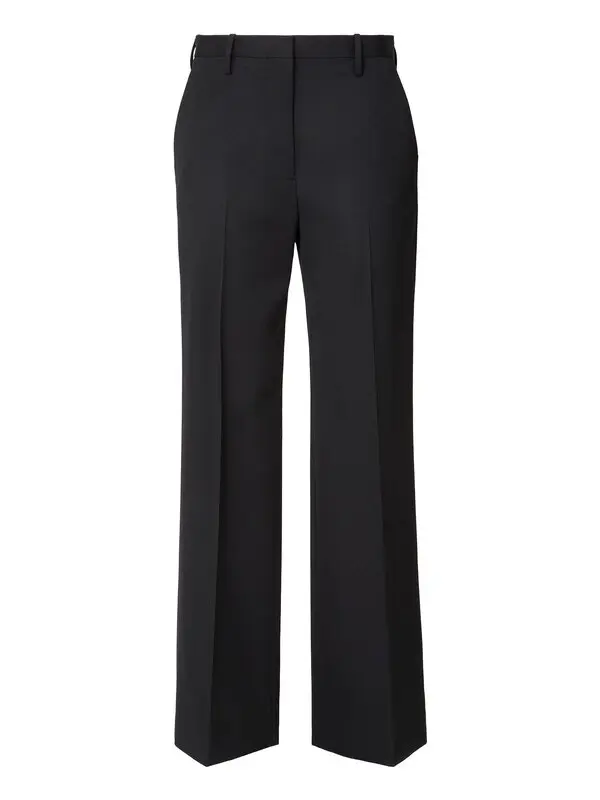 Fendi Tailored Wool Trousers - Black