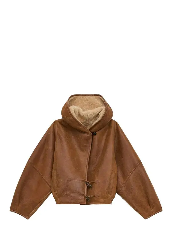 Isabel Marant Étoile Short Shearling Amiel Coat - Brown