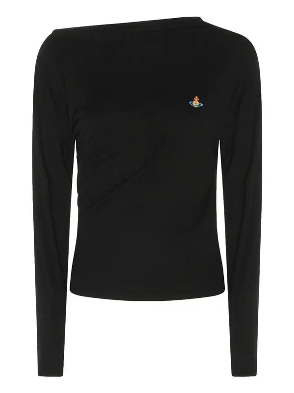VIVIENNE WESTWOOD Long Sleeve Hebe Top - Black