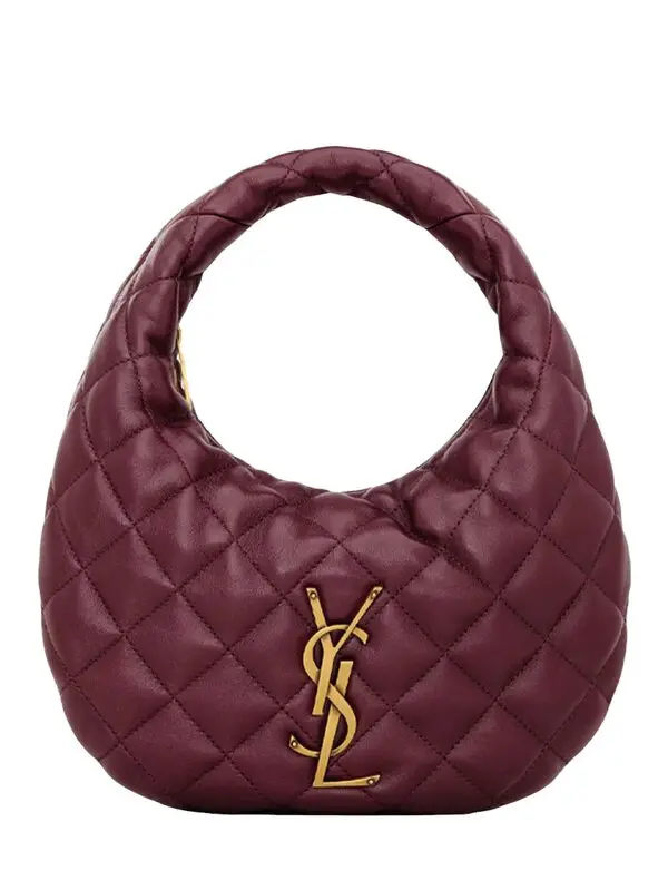 Saint Laurent Quilted Nappa Leather Bag - Red