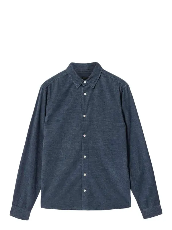 ALLSAINTS Organic Cotton Lorella Shirt - Blue