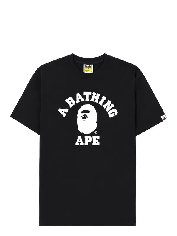 A BATHING APE T-shirt Con Stampa - Black