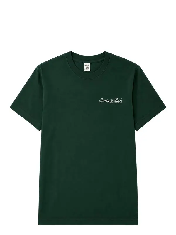 SPORTY & RICH Syracuse" T-shirt - Green