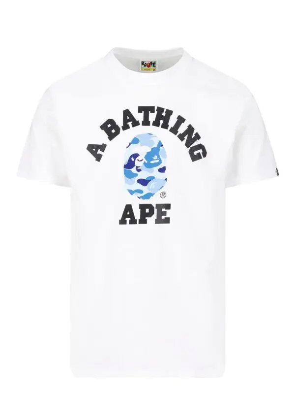 A BATHING APE Graphic Logo T-shirt - White