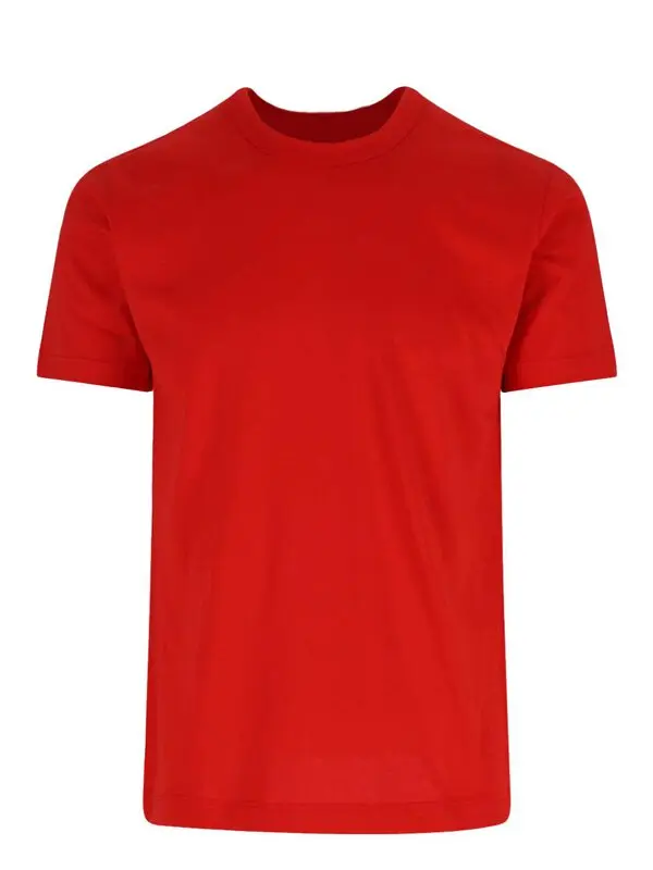 Comme Des Garçons Short Sleeve Crewneck T-shirt - Red