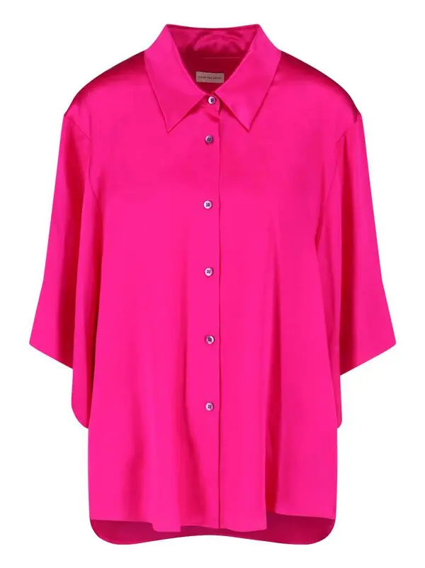 Dries Van Noten Light & Natural" Silk Shirt - Pink