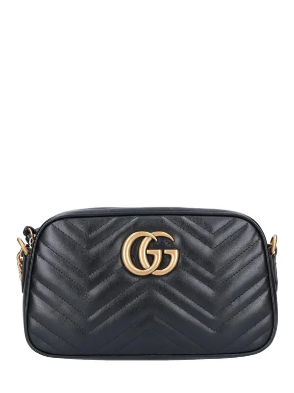 Gucci Calfskin Shoulder Bag - Black