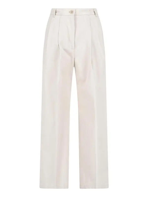 Aspesi Cotton Trousers - Cream