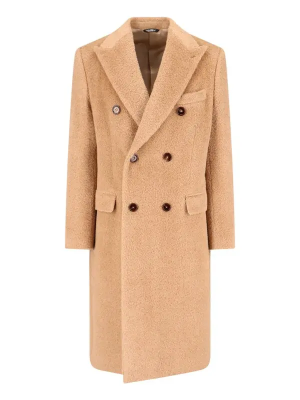 Dolce & Gabbana Double-breasted Wool-blend Jacket - Beige
