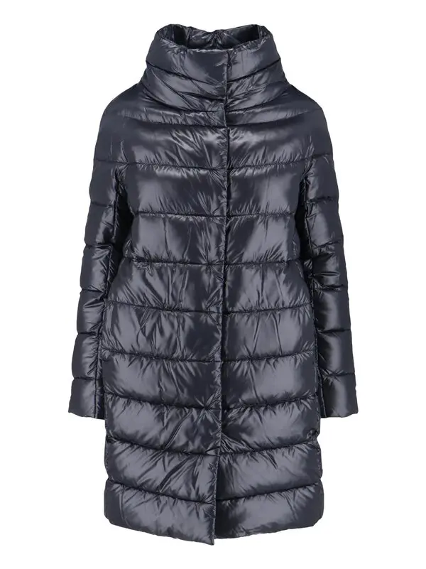 Herno Lightweight Down Puffer Jacket With Polyamide Shell - Black