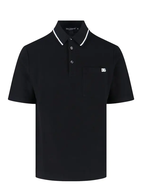 Dolce & Gabbana Logo-print Cotton T-shirt - Black