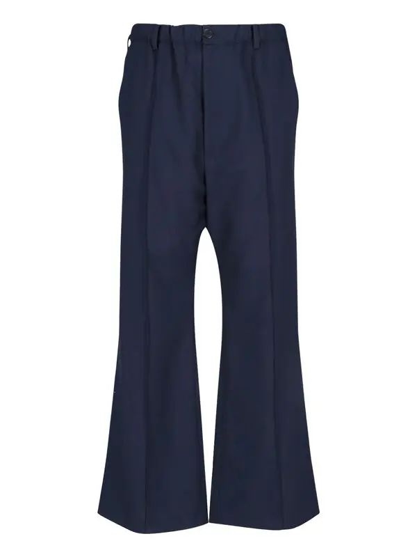 Marni Wide-leg Tailored Trousers - Blue