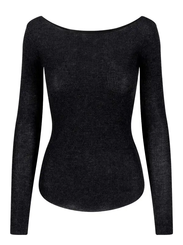 Isabel Marant Étoile Cashmere-silk V-neck Sweater - Black