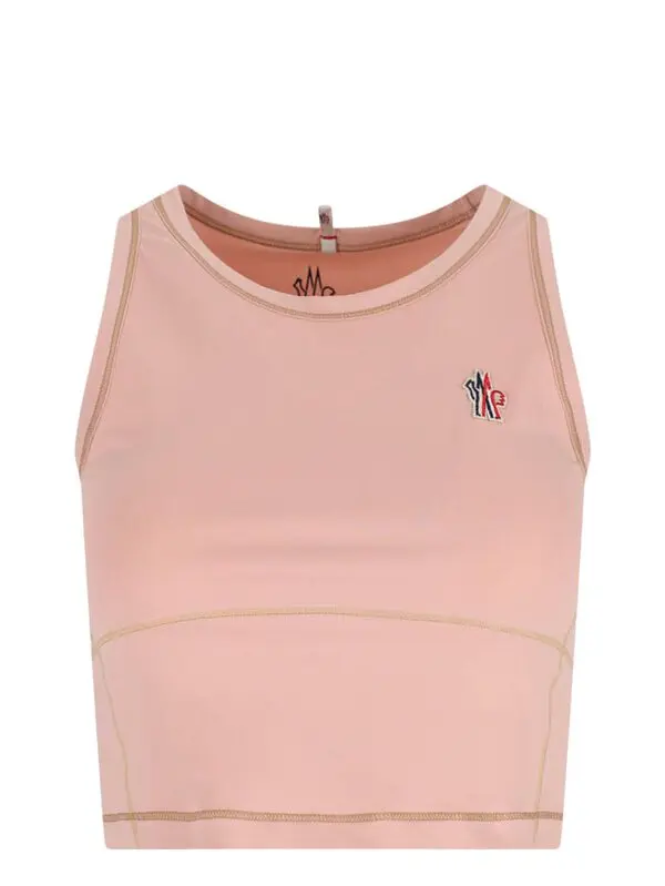 Moncler Performance Stretch Tank Top - Pink
