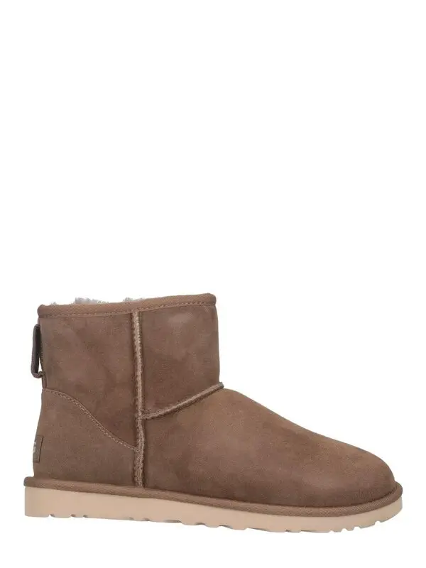 UGG Twinface Leather & Wool Boot - Brown