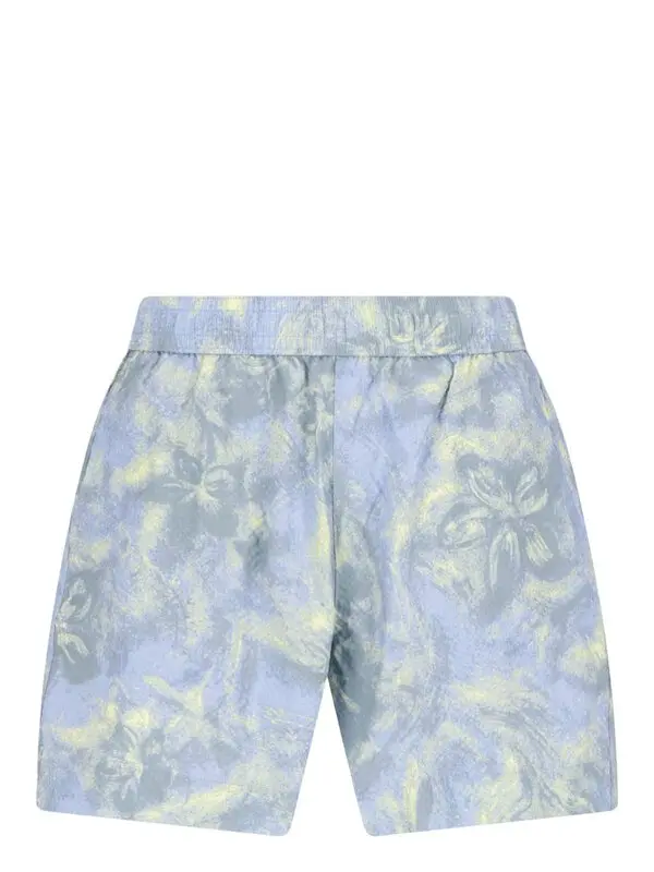 Maison Kitsuné Sea-inspired Polyester Shorts - Blue